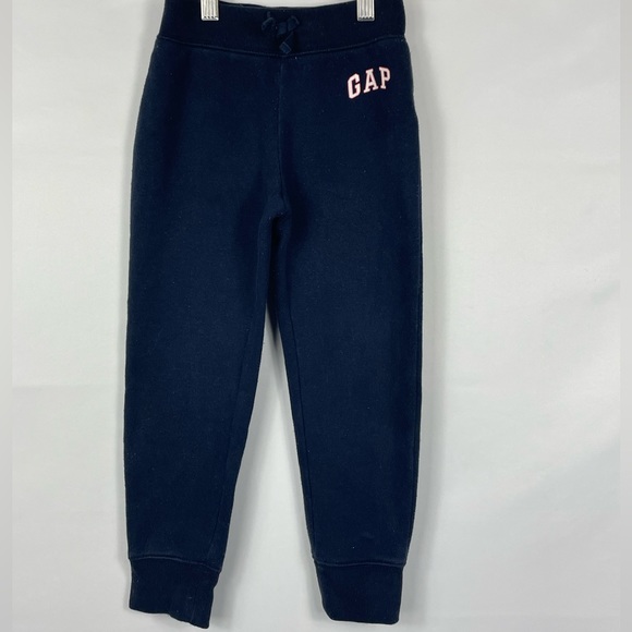 GAP | Bottoms | Gap Navy Blue Logo Sweatpants Girls 5 | Poshmark